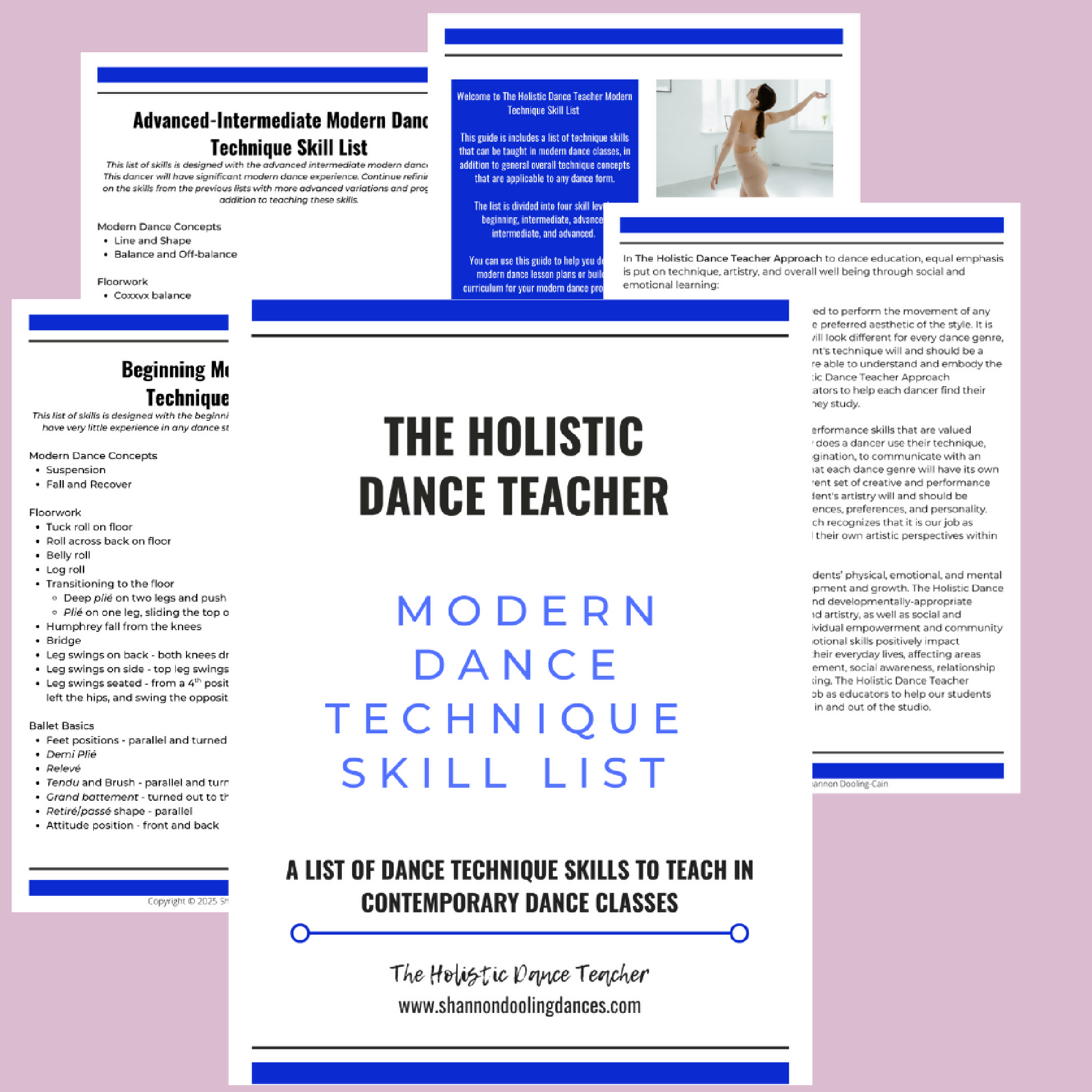 Modern Dance Technique Skill List – Teaching Artist Exchange