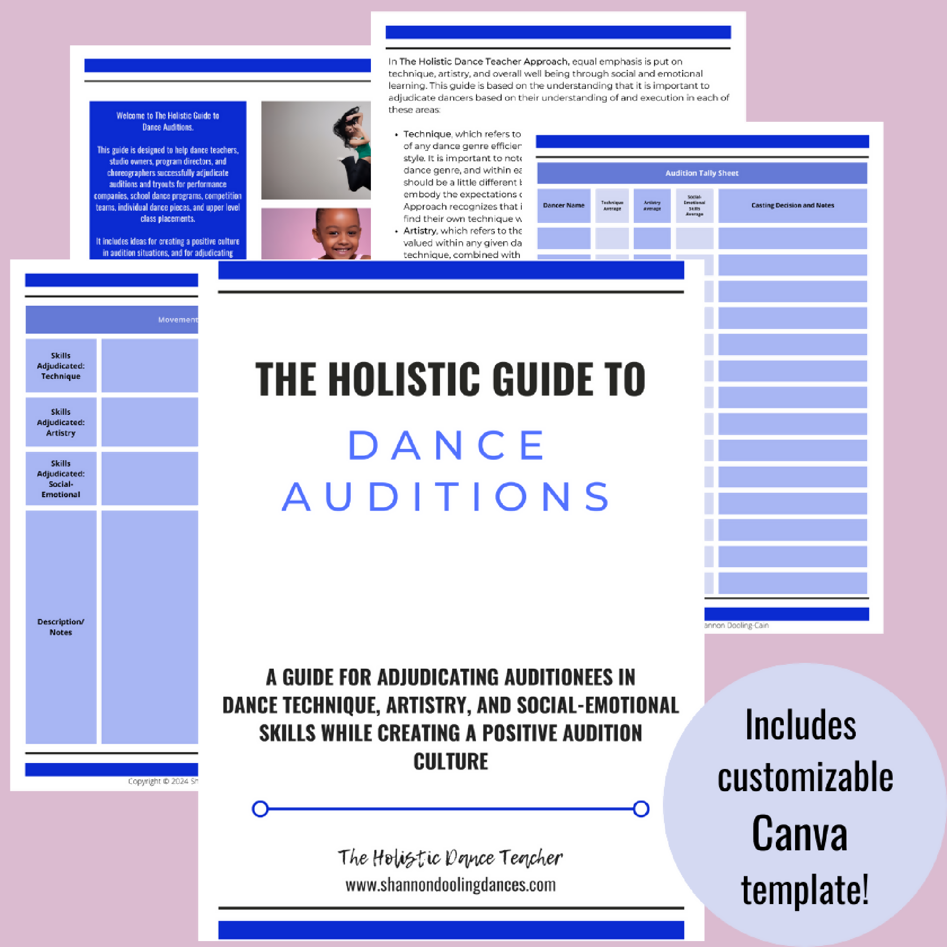 Dance Audition Guide with Planner, Forms, and Scoresheets – Teaching ...