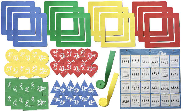 visual aids kit, floor markers – Teaching Artist Exchange