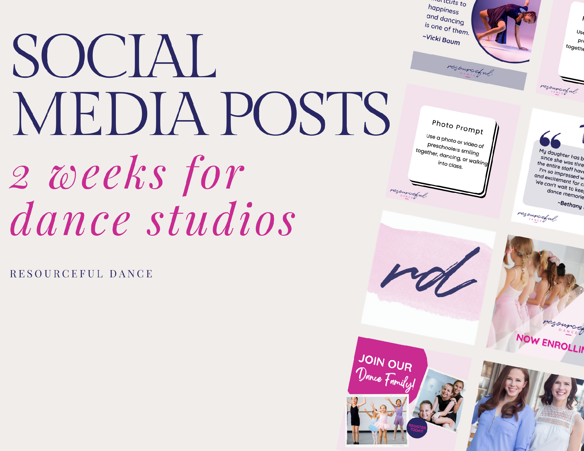 Social Media Posts for Dance Studios – Teaching Artist Exchange