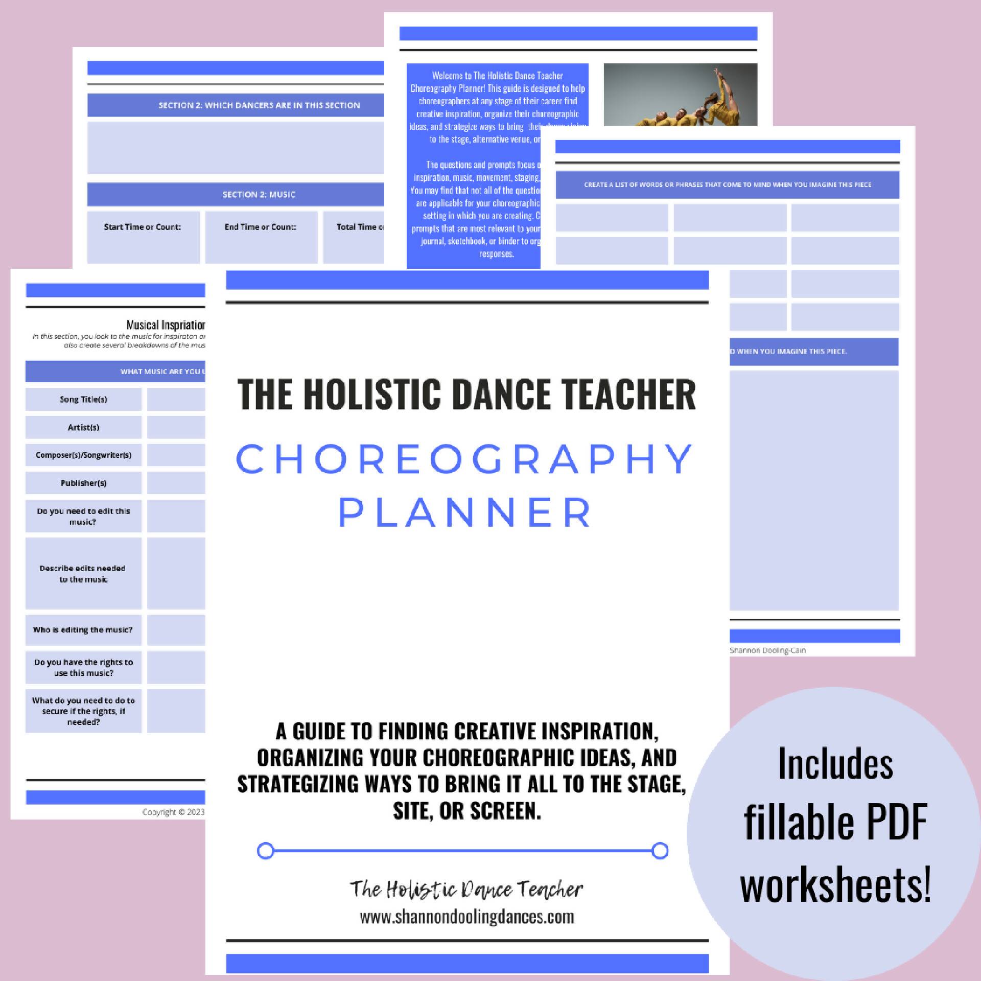 Choreography Planner – Teaching Artist Exchange